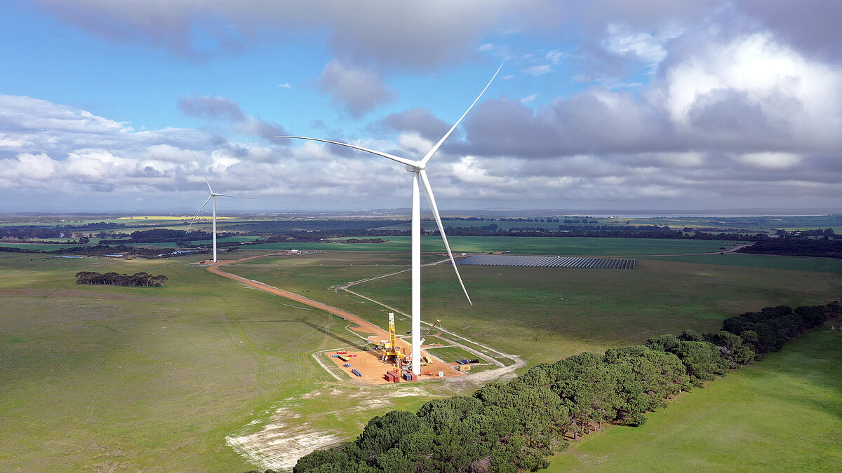 Wind- und Solarpark Esperance - JUWI